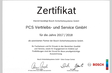 PCS is an authorized Bosch partner - rent, buy conference equipment